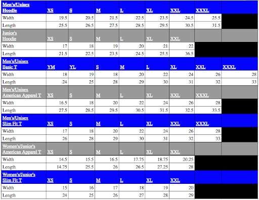 Where can I review a size chart? – Ned Bayou Store